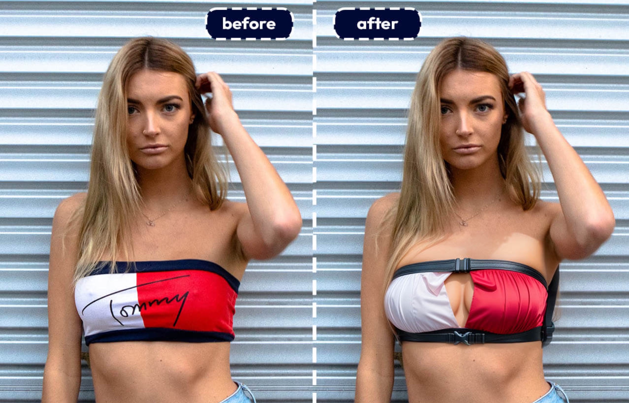How to Make Breasts Larger on Photo | AIStudio Blog